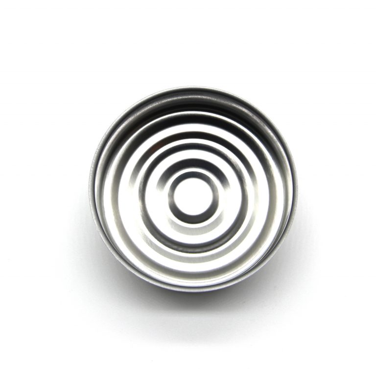 2oz Dry Herb Tins & Aluminum EZO Pull Tab Lids with Clear Plastic ...